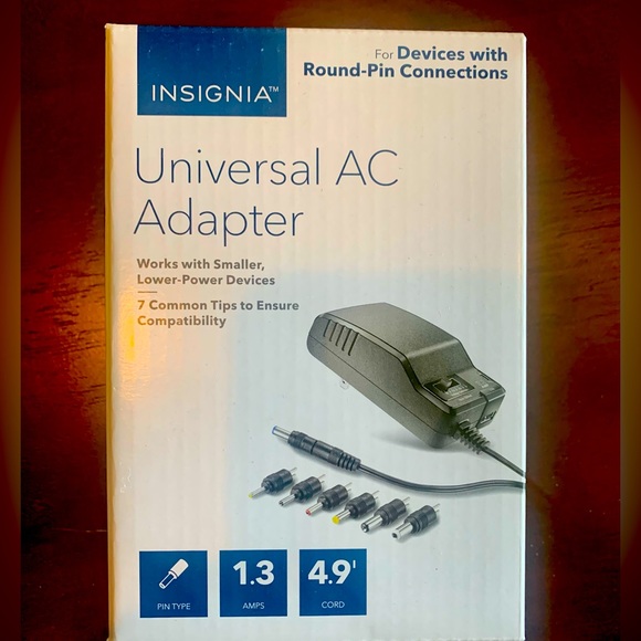 Insignia | Other | Insignia Universal Ac Pin Type Adapter | Poshmark